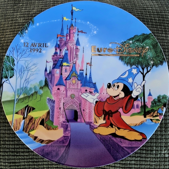Disney | Wall Decor | Disney 992 Euro Disney Plate | Poshmark